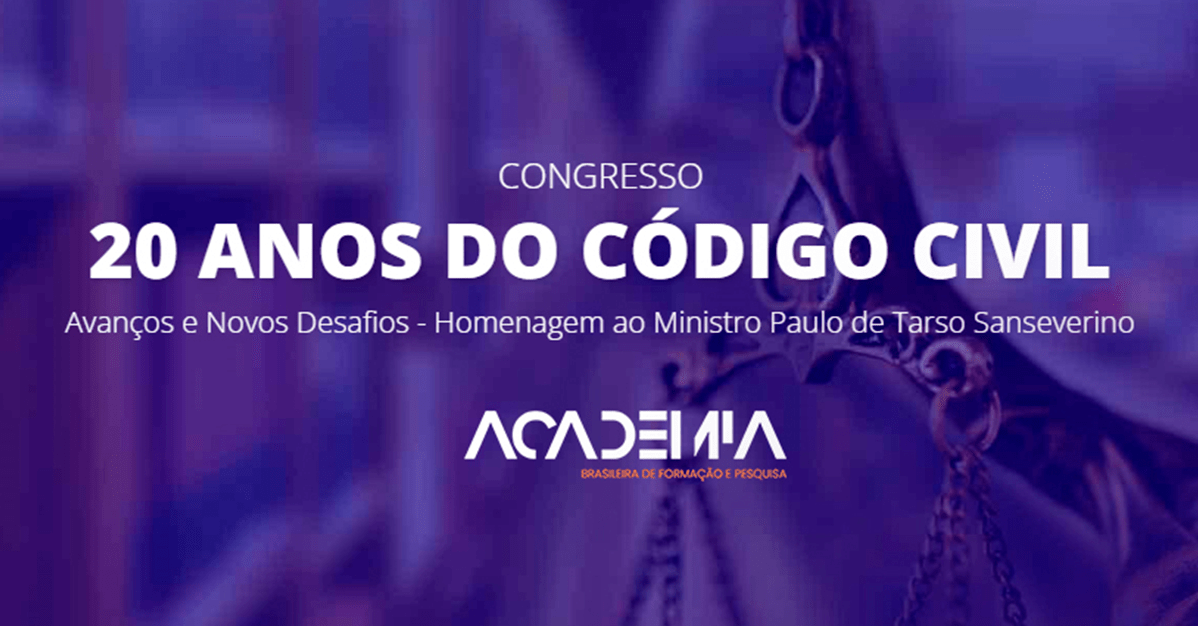 Congresso "20 anos do Código Civil Brasileiro" acontece esta semana ...